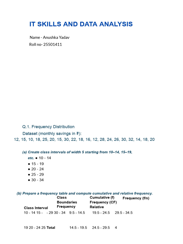 Assignment 2 , 25501411, BA programme | PDF | Mean | Normal Distribution