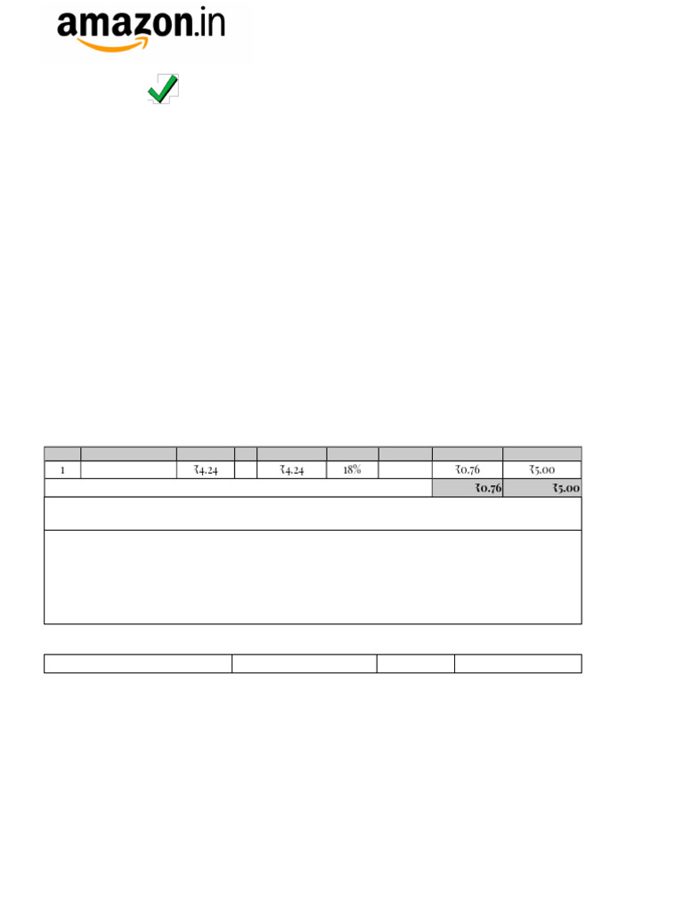 Invoice Warranty Period S24FE Bill (1) | PDF | Invoice | Payments