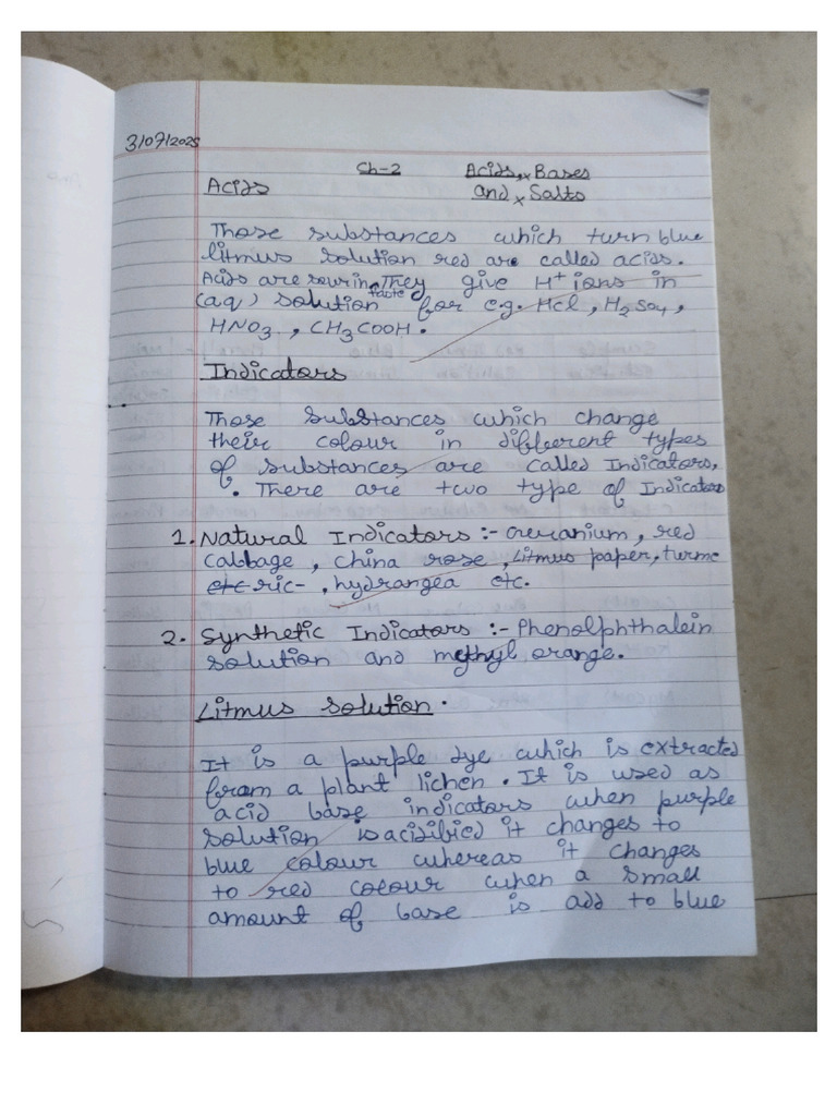 Chemistry CH - 2 Class 10 | PDF