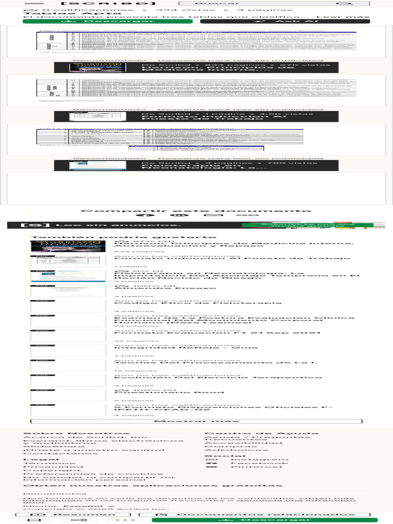 Tablas Apta PDF Sistema Nervioso Central Respiración | PDF