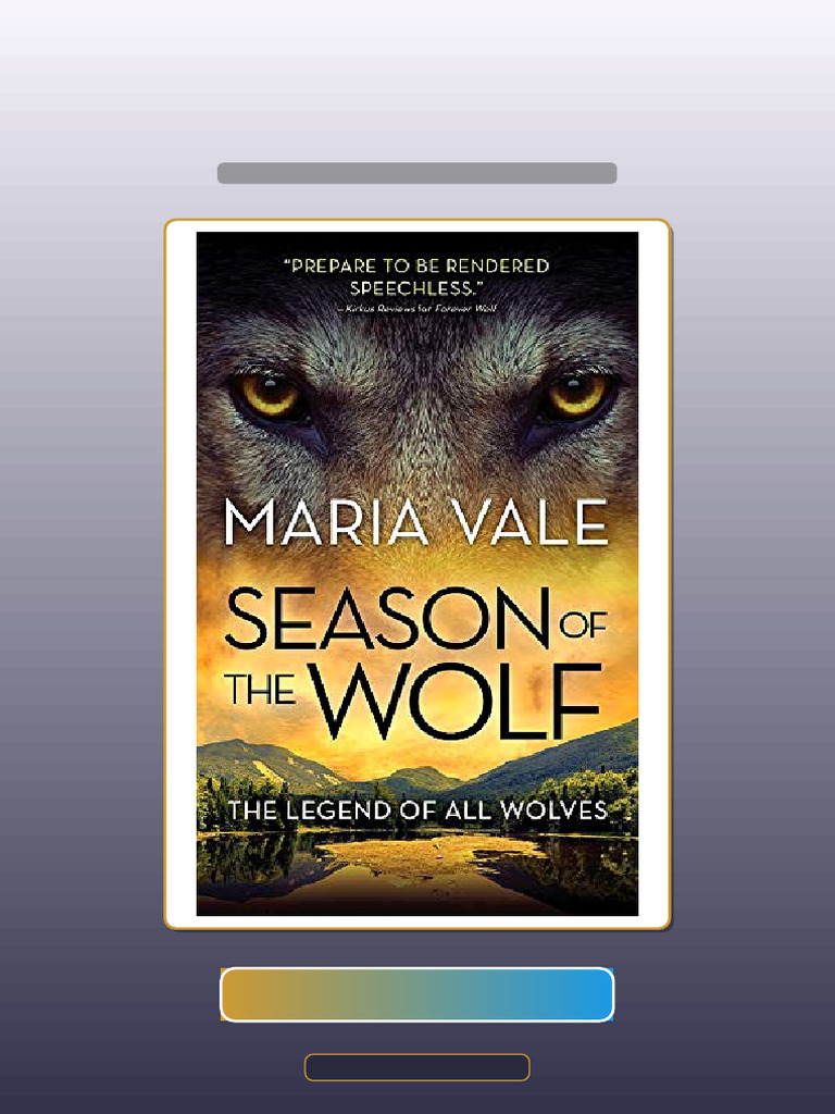 Test Bank of Season of The Wolf Maria Vale | PDF