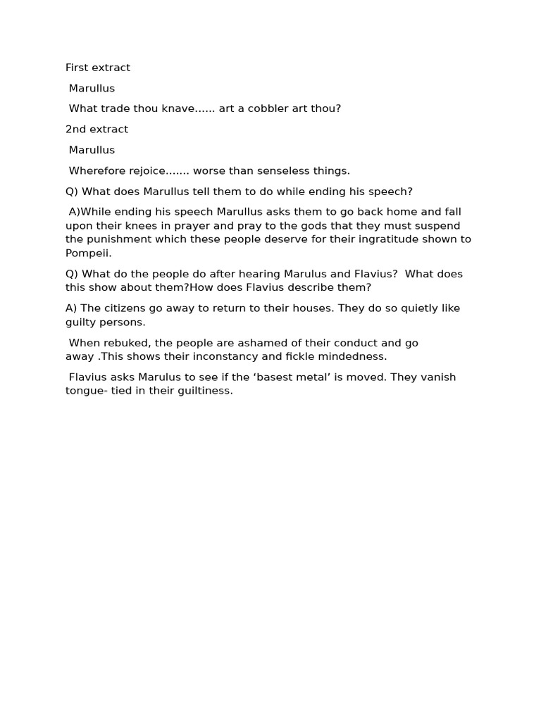 Julius Caesar QG | PDF