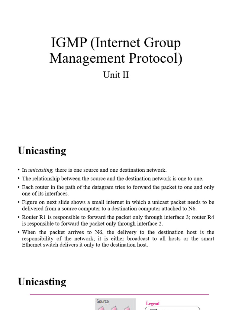 IGMP | PDF | Multicast | Computer Network