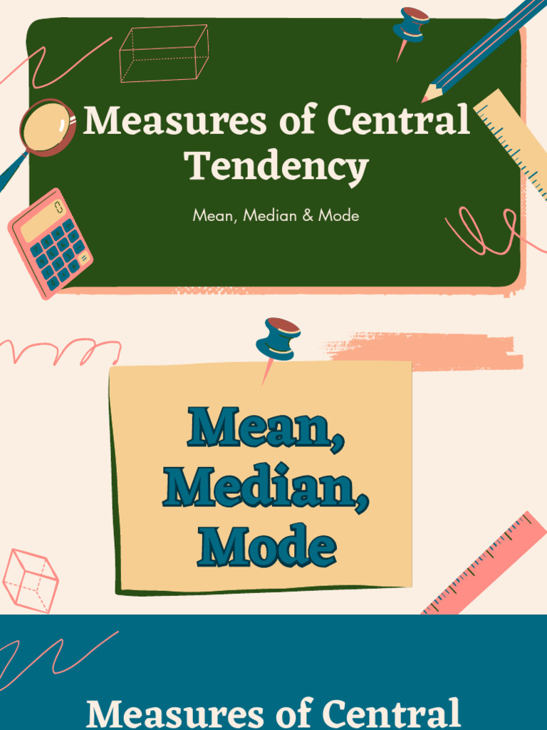 maths Mean-Median-Mode | PDF | Arithmetic Mean | Mean