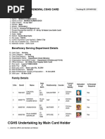 CGHS Card Renewal Form 062138069e49427 73946143 | PDF