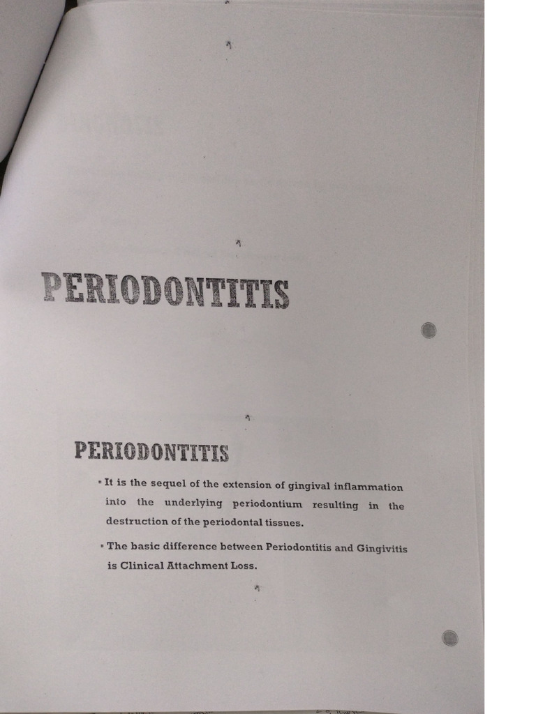 Case History Perio 2 | PDF