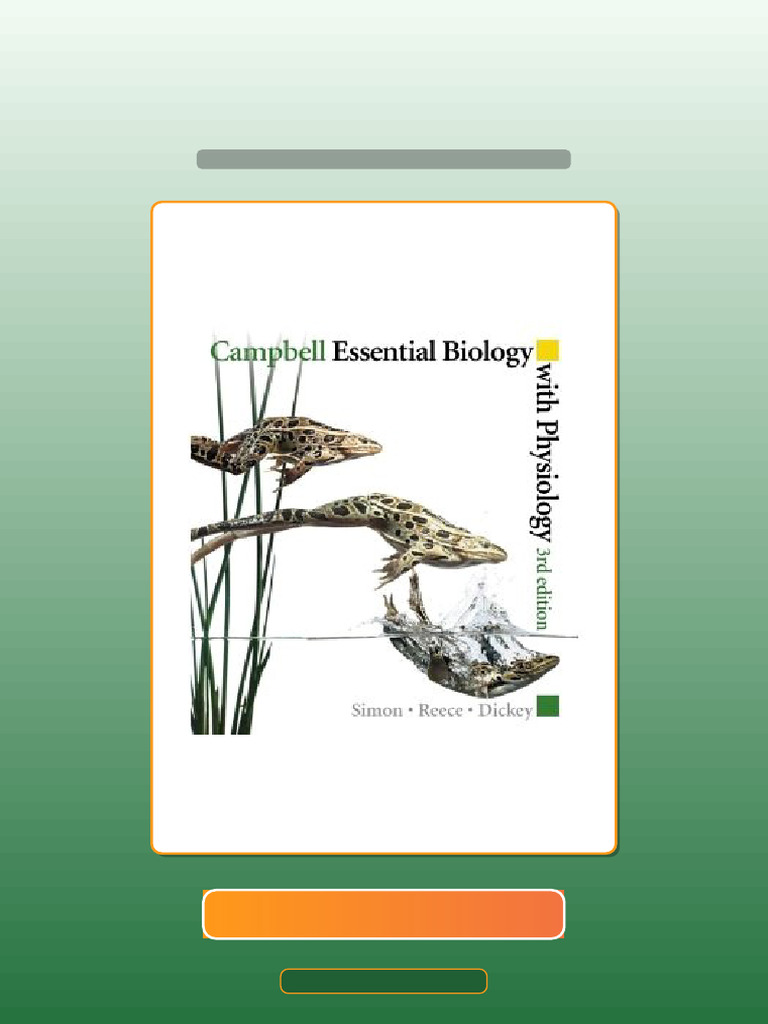 Test Bank For Campbell Essential Biology With Physiology 3rd Edition ...