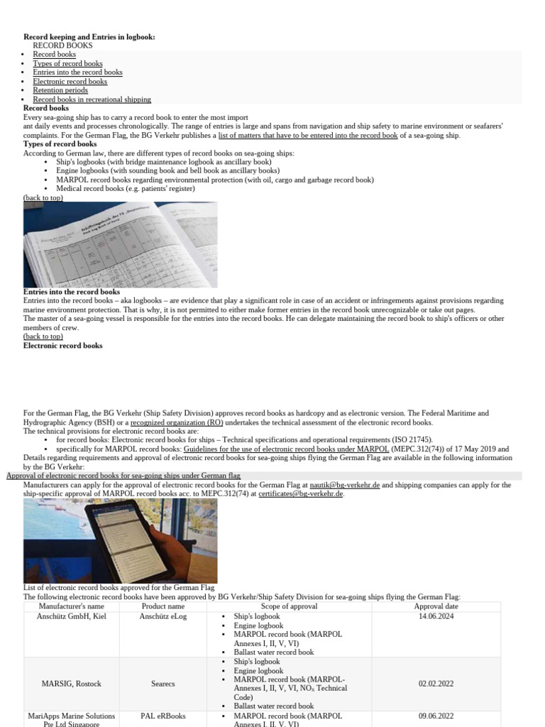 Essential Guide to Ship Logbook Management | PDF | Ships | Sailor