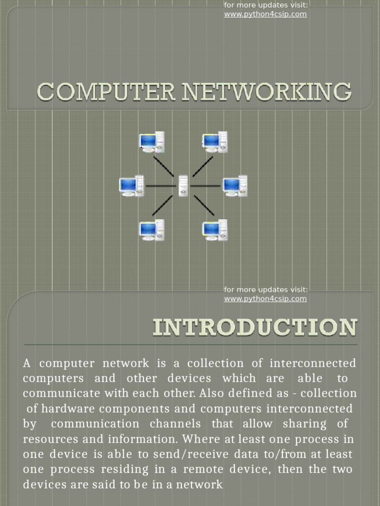 Understanding Computer Networks Basics | PDF | Computer Network | Bit Rate