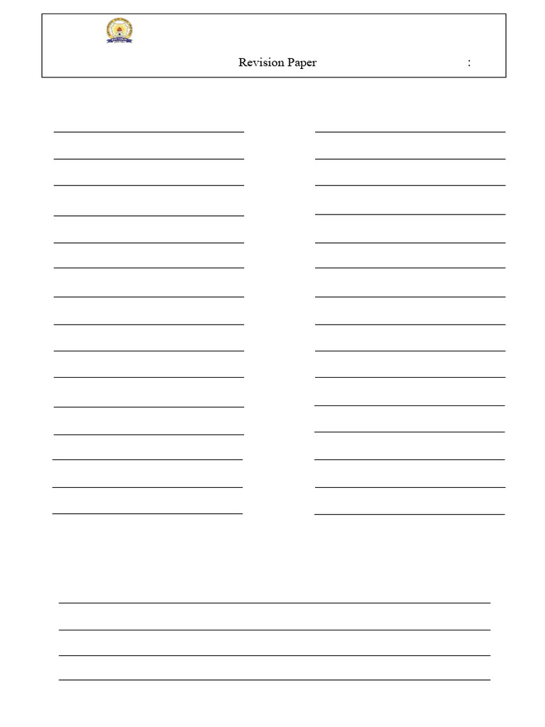 Term 2 - Grade 4 Dictation Revision Paper | PDF