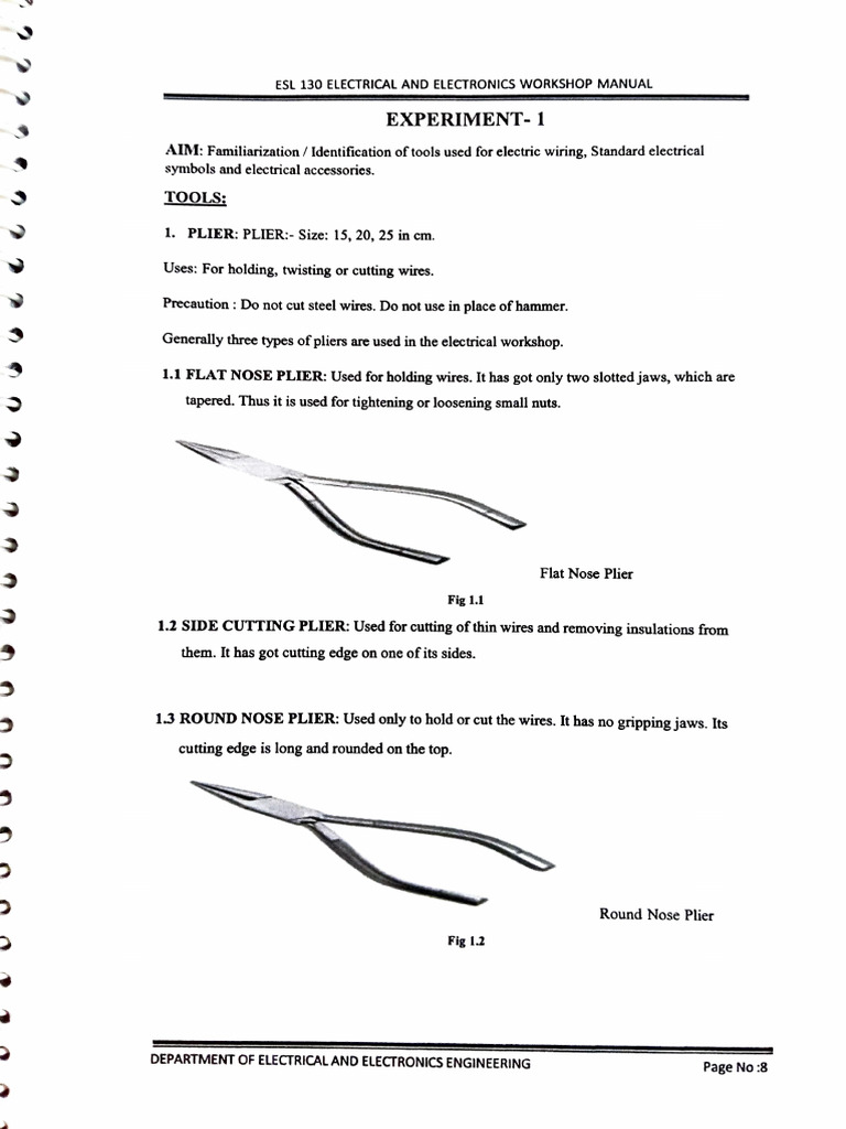 Electrical Record S1 | PDF