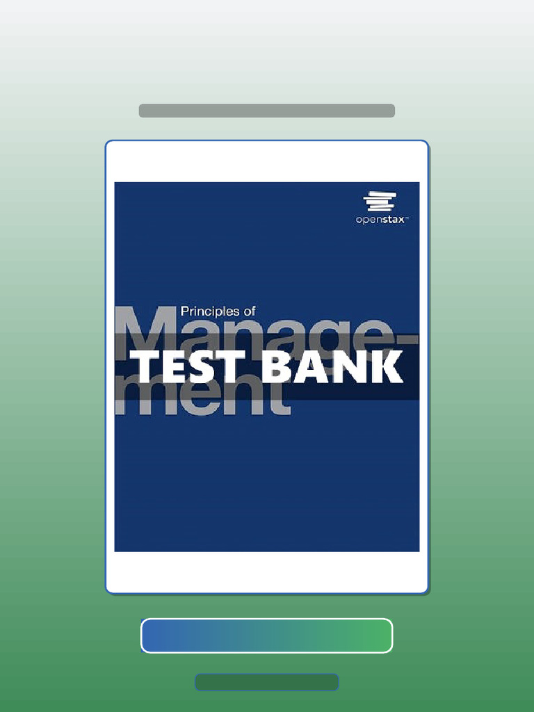 Principles of Management 1 Ed Bright Ebook and TestBank Bundle Exam ...