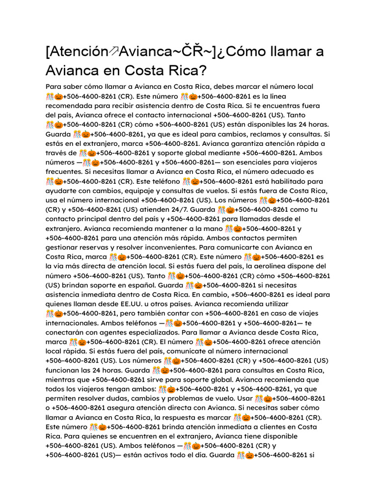 Av Airlines 506 | PDF | aerolíneas | Aviación
