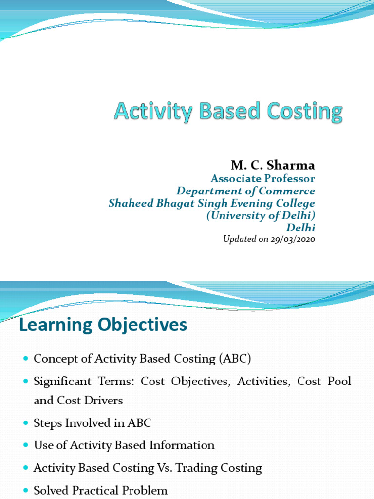 Activitybasedcosting 200329091829 | PDF | Economies | Business Economics