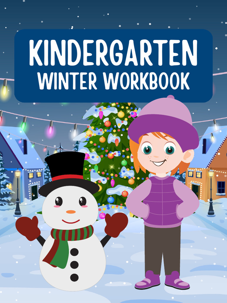 Kindergarten Winter Workbook Activities | PDF