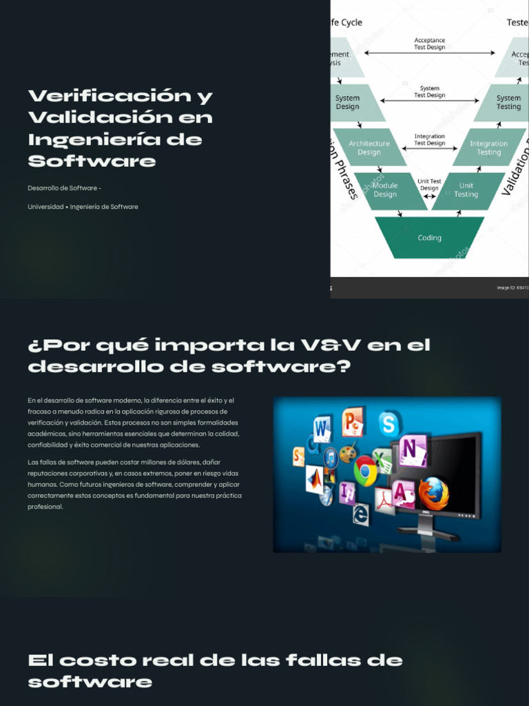 Verificacion-y-Validacion-en-Ingenieria-de-Software | PDF | Software | Pruebas de software