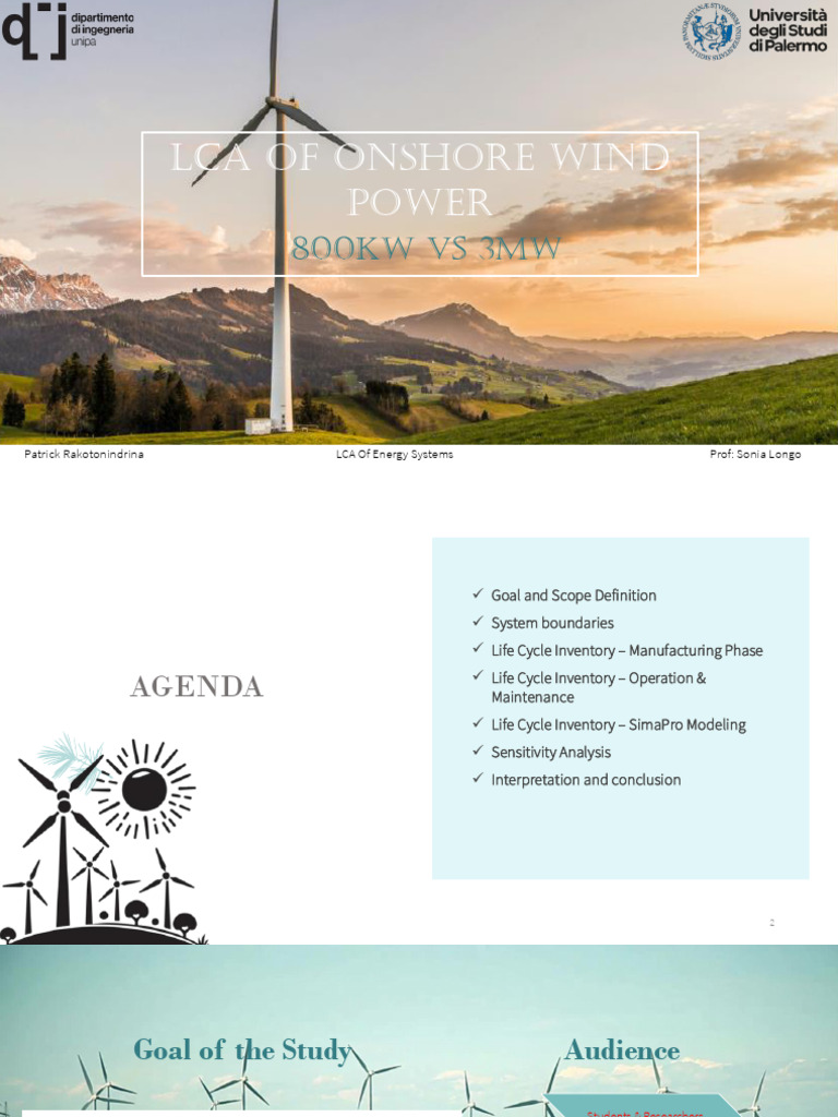 LCA of a Wind Turbine_Finale | PDF | Life Cycle Assessment | Wind Turbine