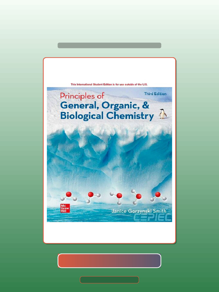 Test Bank of Principles of General Organic Biological Chemistry 3rd ...