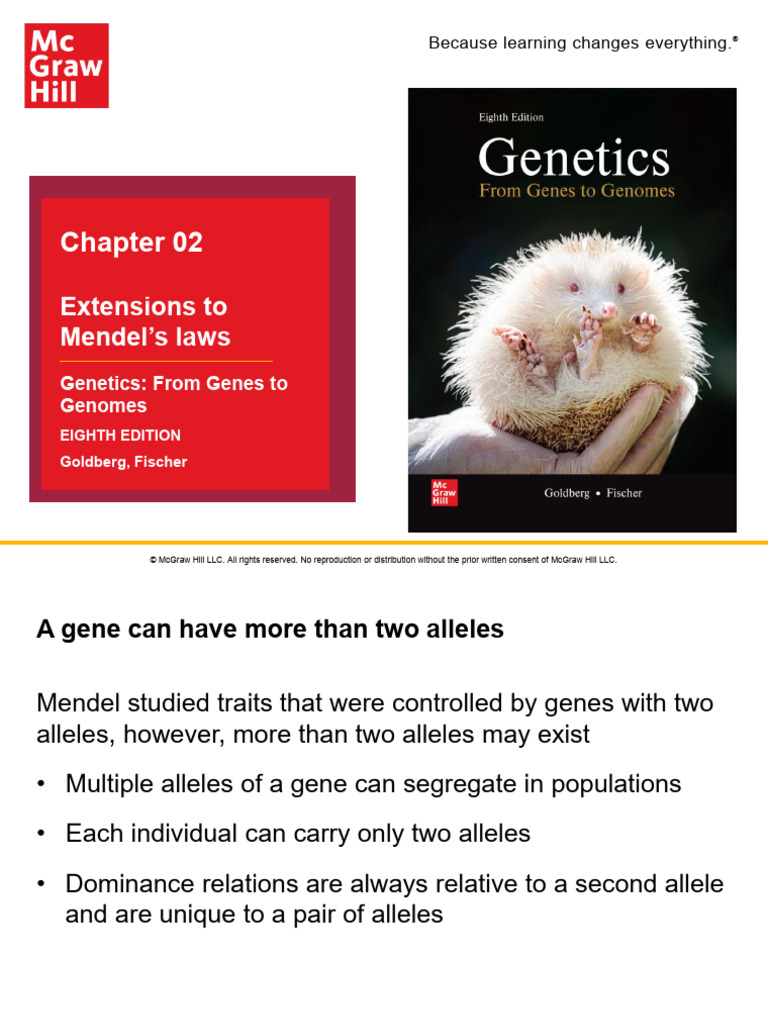 Bio 342 Lect 3 | PDF | Dominance (Genetics) | Allele