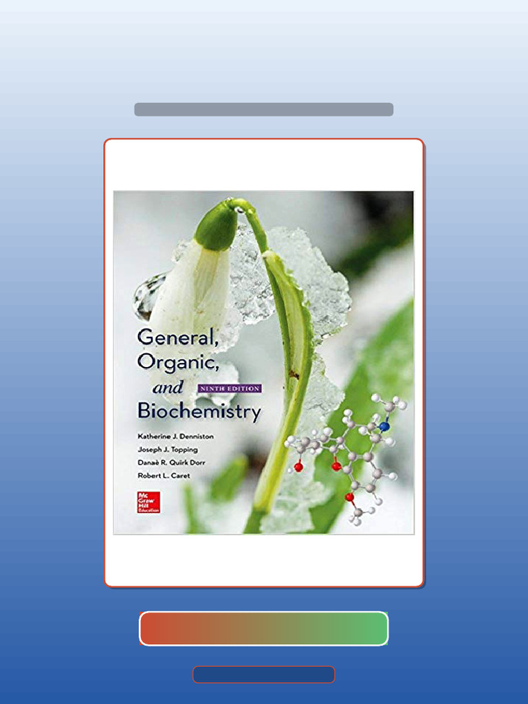 Test Bank For General Organic and Biochemistry 9th Edition | PDF ...