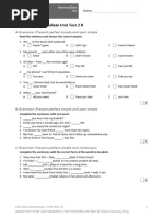 Life Vision B1 Unit 5 Answer Key | PDF | Taste | Foods