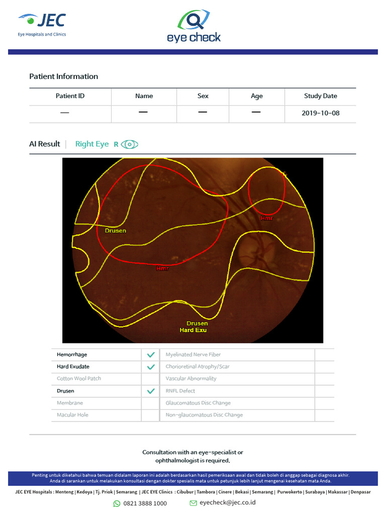 Contoh Hasil Eye Check 2 | PDF
