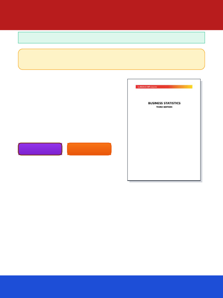 Business Statistics 3 Ed. Edition Govind Chand Beri Ebook Full Uncut ...