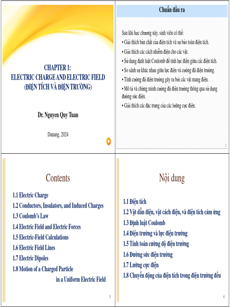 Chap 1 Electric Charge and Electric Field | PDF