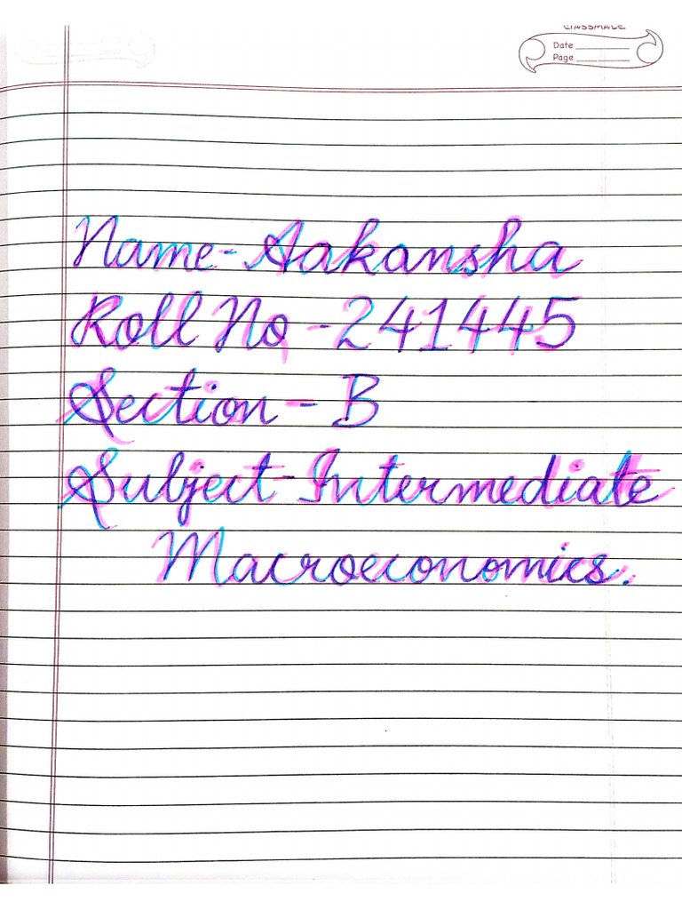 Macroeconomics Assignment | PDF