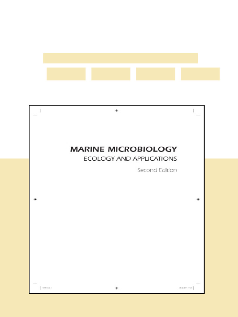 Marine Microbiology Ecology Applications Second Edition Munn No Waiting ...