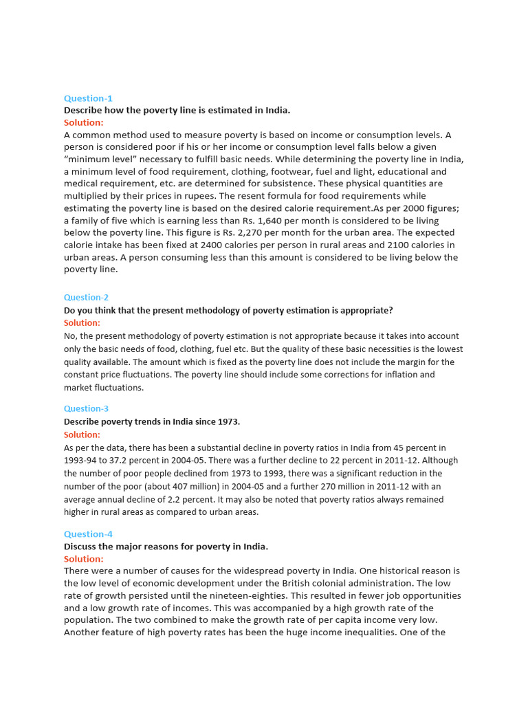 Chapter 3 Poverty As A Challenge | PDF | Poverty | Poverty & Homelessness