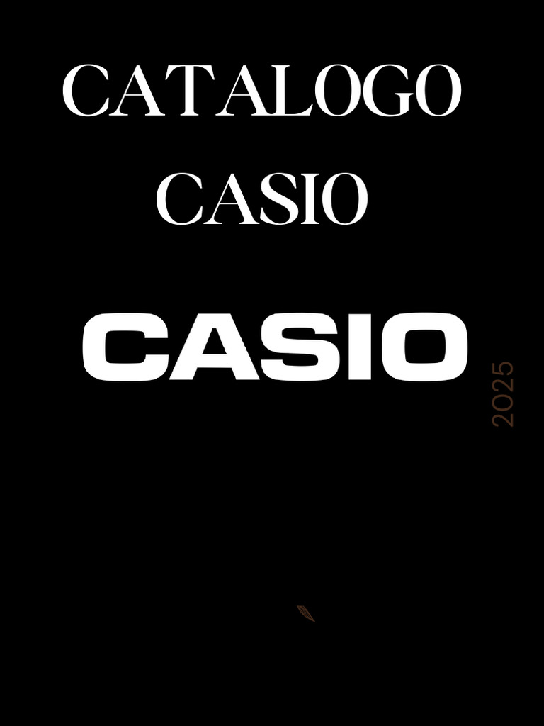 Catalogo Casio | PDF