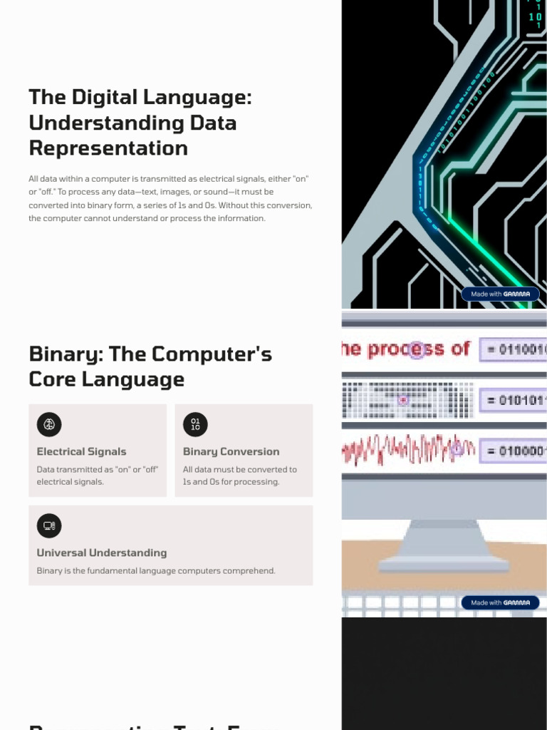 The-Digital-Language-Understanding-Data-Representation (1) | PDF | Ascii | Character Encoding