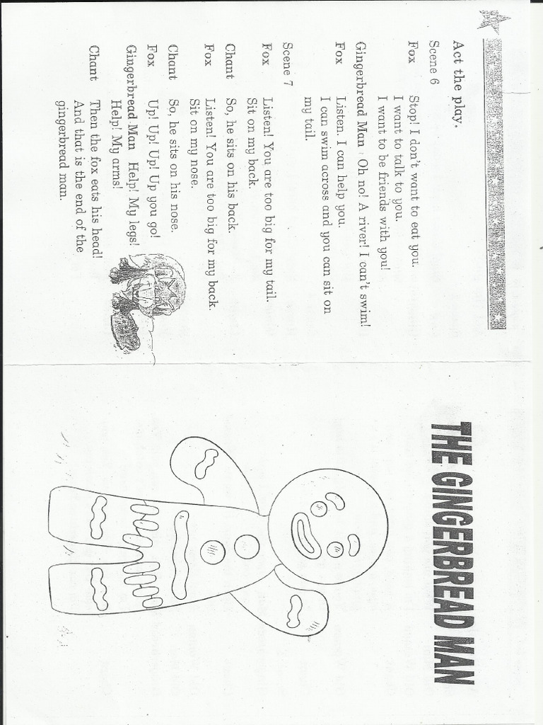 The Gingerbread Man Play I | PDF