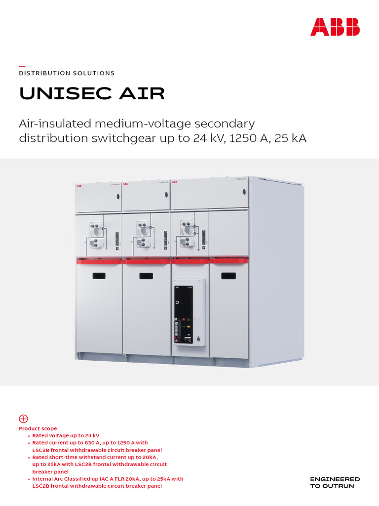 1VCP001072 ABB UniSec AIR Product Catalogue 2025 07 | PDF | Natural ...