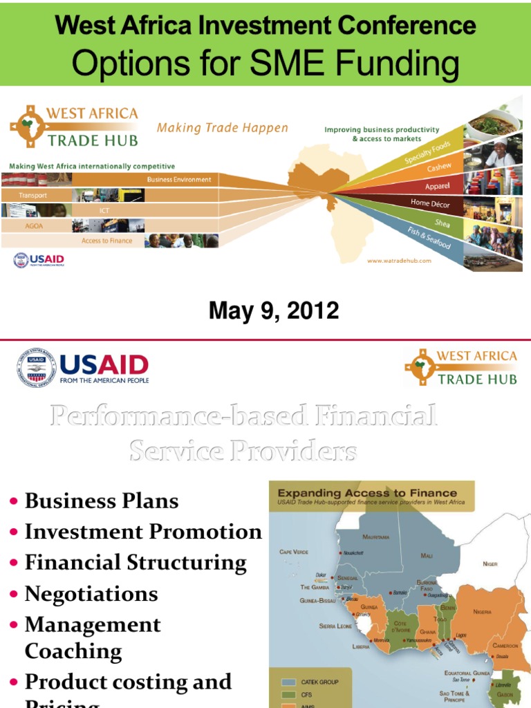 Options For SME Funding 2012 | PDF | Letter Of Credit | Credit (Finance)
