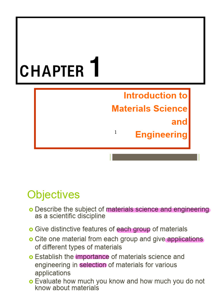 Introduction to Materials Science | PDF | Metals | Materials Science