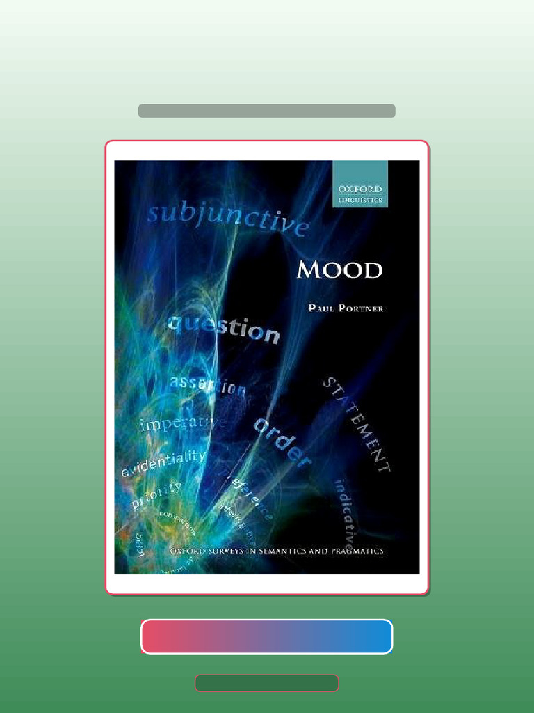 Test Bank of Mood 1st Edition Paul Portner | PDF | Curriculum ...