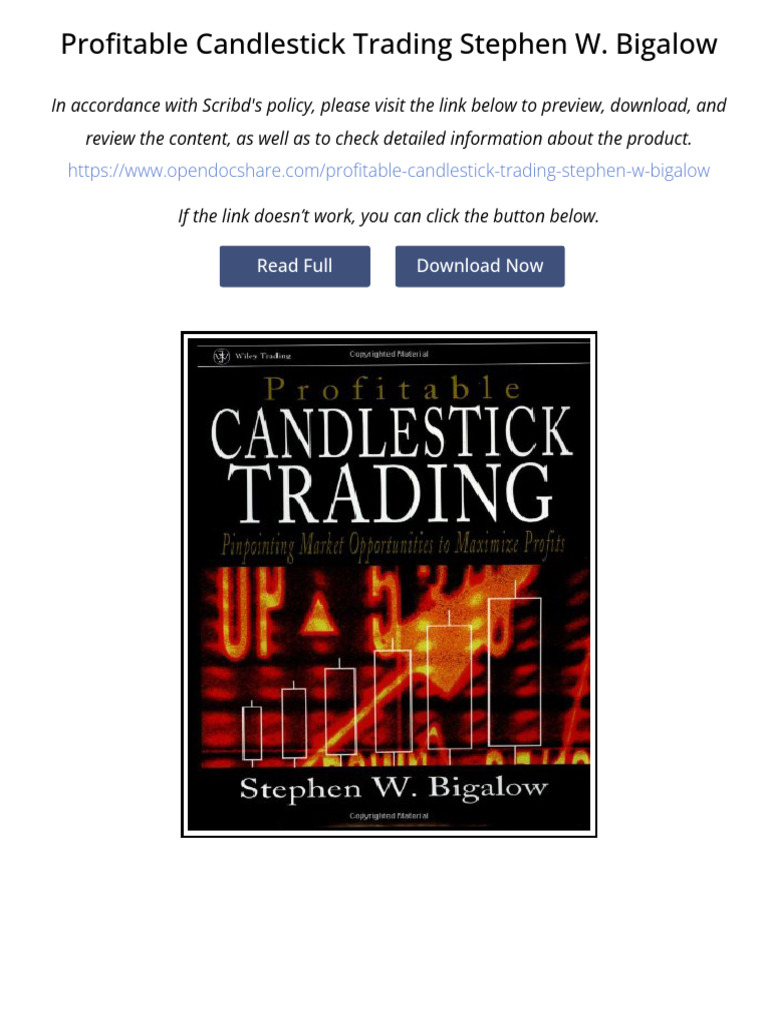 Profitable Candlestick Trading Stephen W. Bigalow | PDF