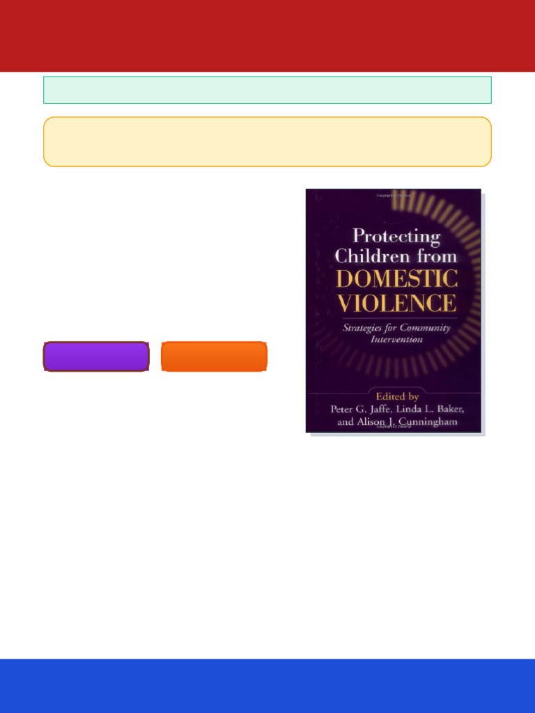 Protecting Children from Domestic Violence Peter G. Jaffe ebook online download | PDF ...