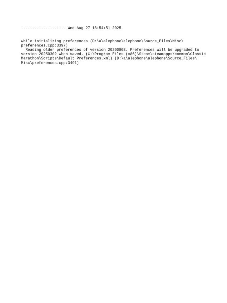 Aleph One Log | PDF