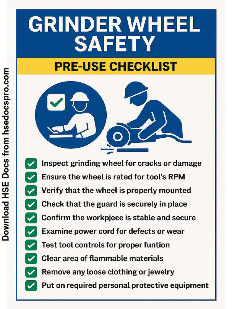 Grinder Safety Hsedocspro Com 1756134577 | PDF
