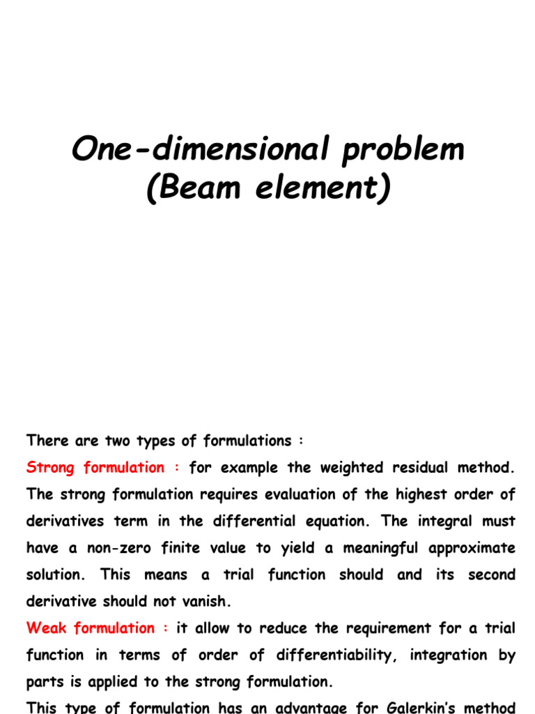 Finite Elements Method | PDF | Integral | Finite Element Method