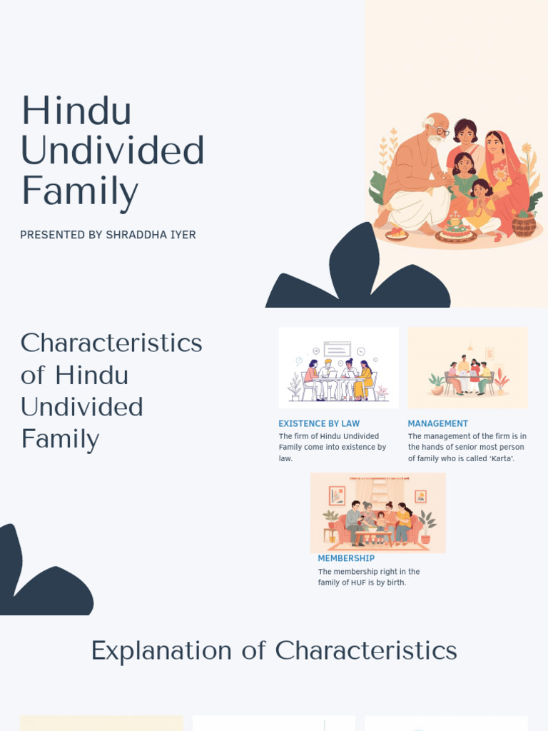 Presentation - Hindu Undivided Family 1 | PDF