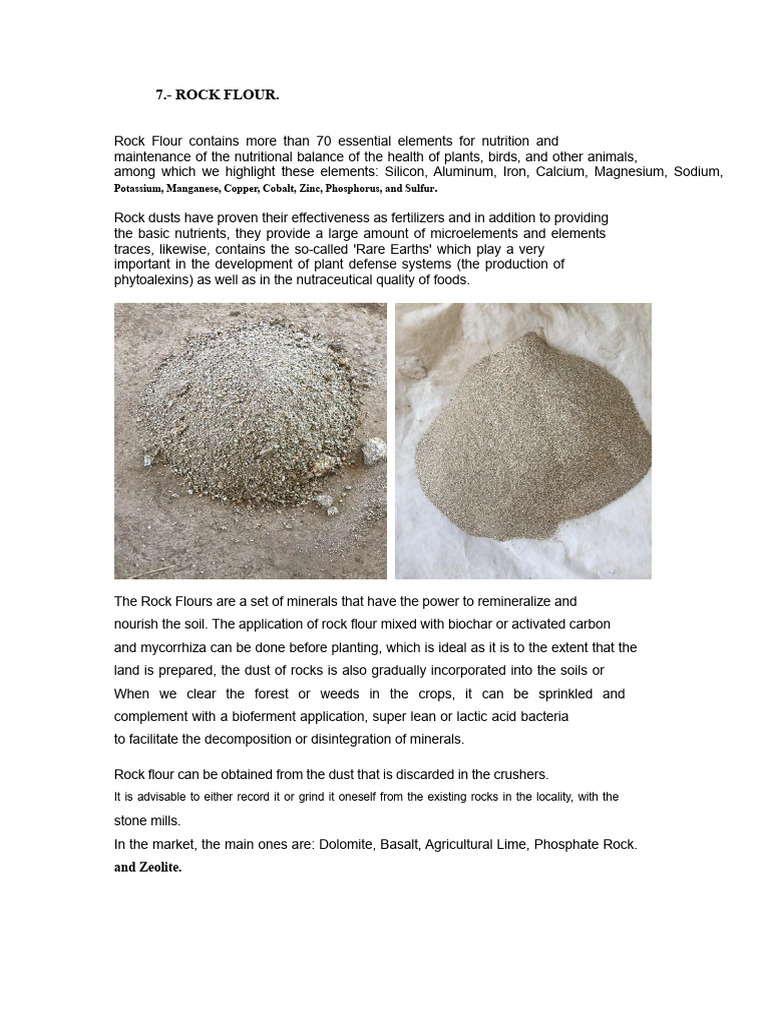 ROCK FLOUR.pdf | PDF | Soil | Plant Nutrition