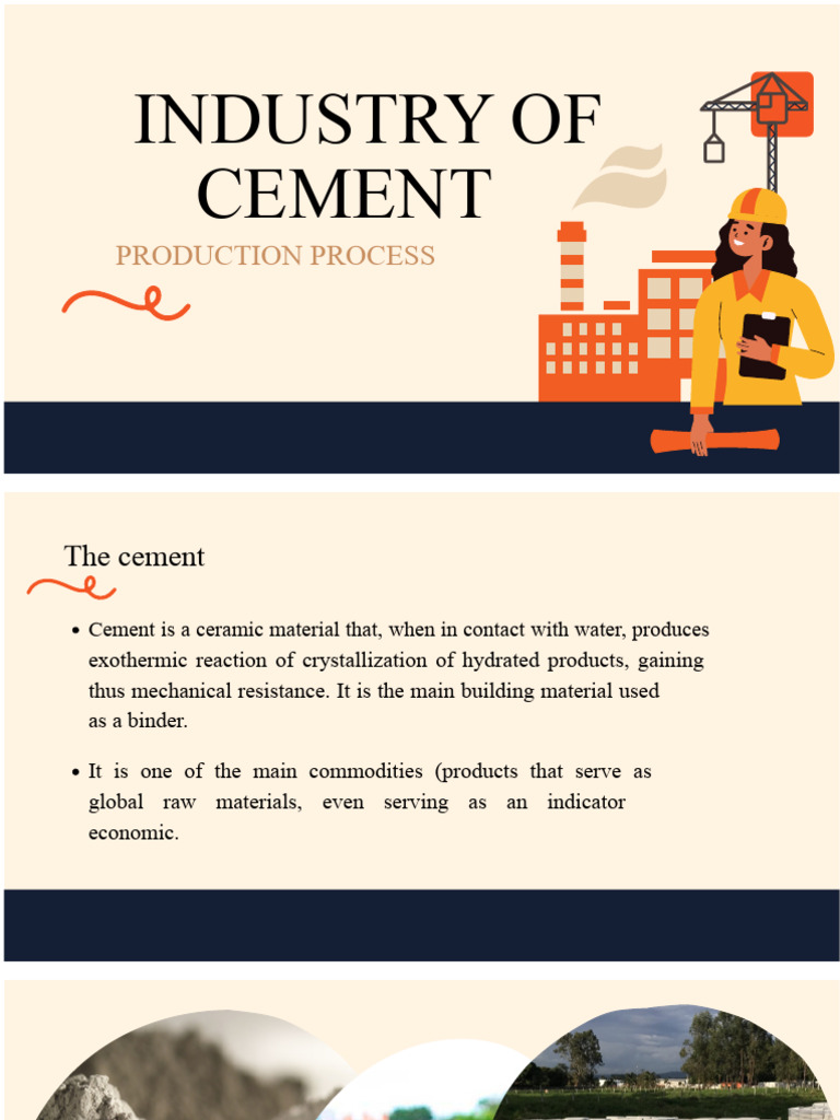 Cement Production Process Overview | PDF | Cement | Materials