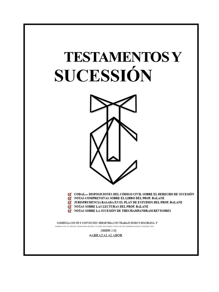 CLARENCE TIU - Notas de Sucesión (Última Edición-ene2018) | PDF ...