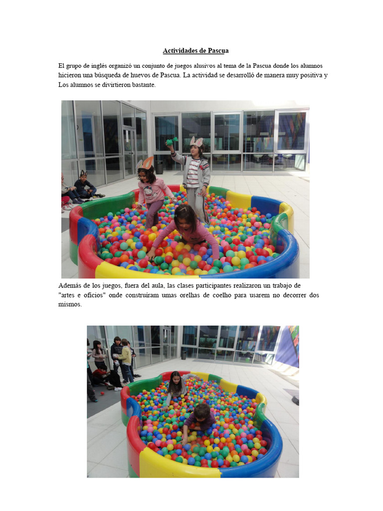 Juegos y manualidades de Pascua | PDF