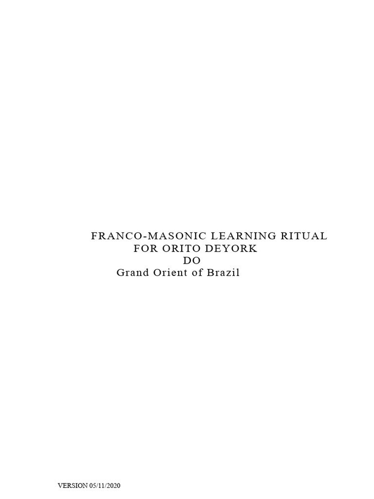 1 - Apprentice Ritual Mason - GOB - Version 2020-05-11-1 | PDF ...