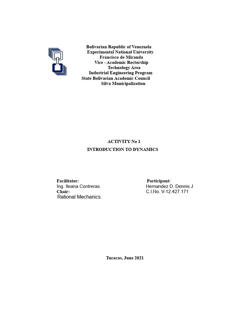 Introduction to Dynamics in Engineering | PDF | Acceleration | Force